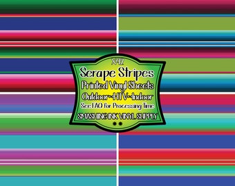 Serape Heat Transfer Vinyl Mexican Serape Stripe Pattern HTV - Etsy