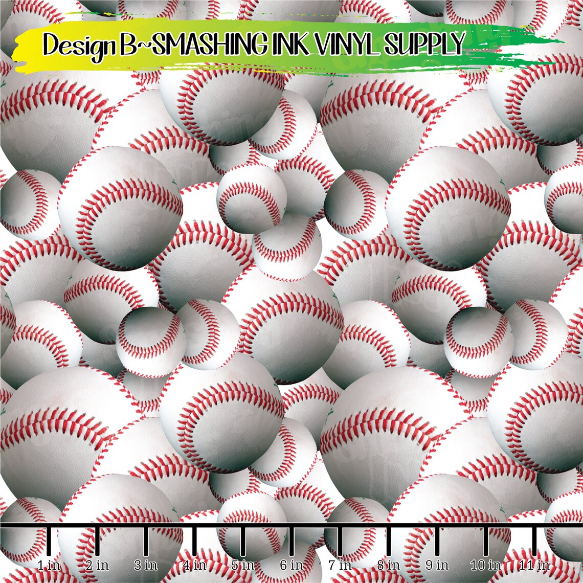 Baseball Pattern Vinyl/printed Heat Transfer Vinyl/patterned Vinyl ...
