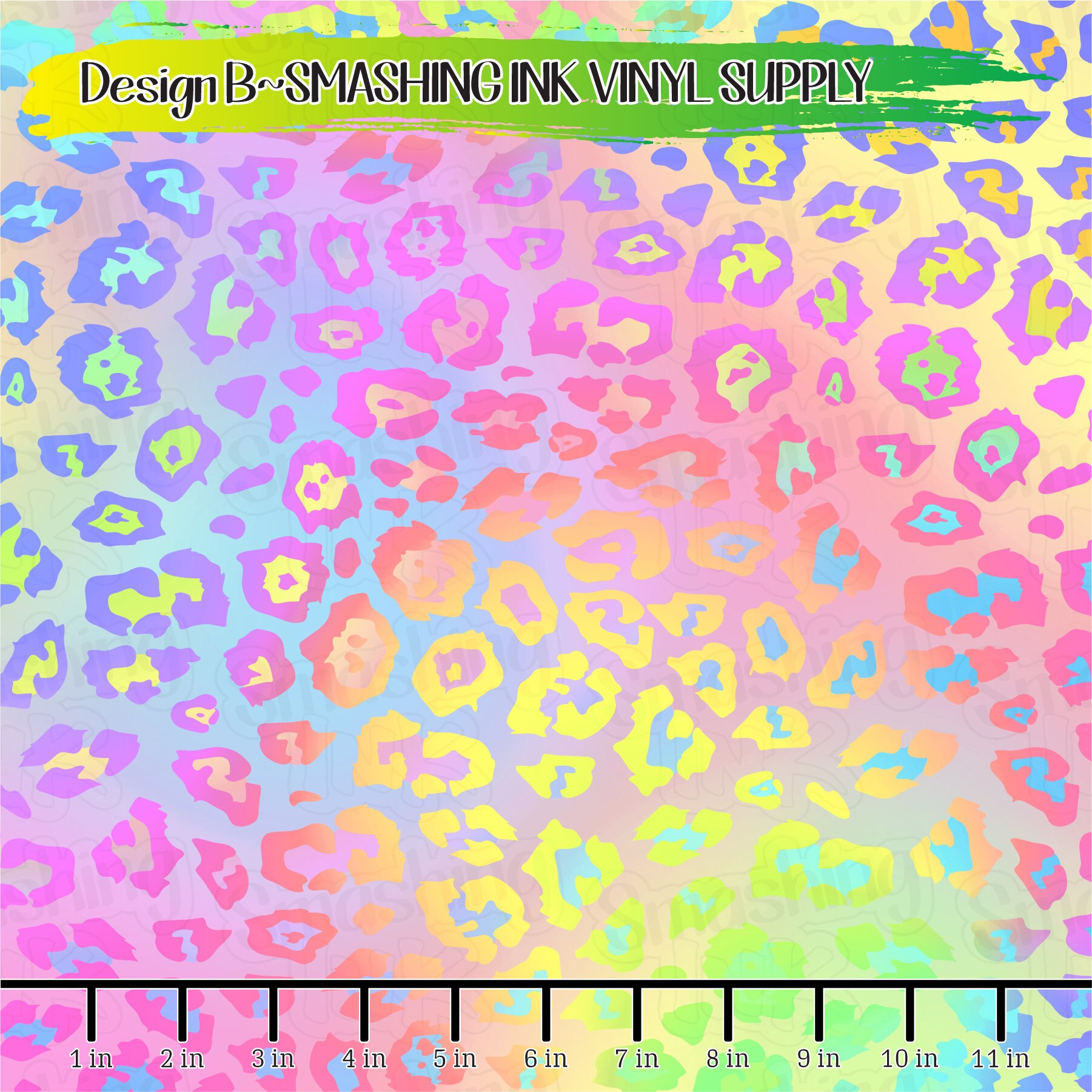 Rainbow Cheetah Printed Vinyl/print Heat Transfer - Etsy UK