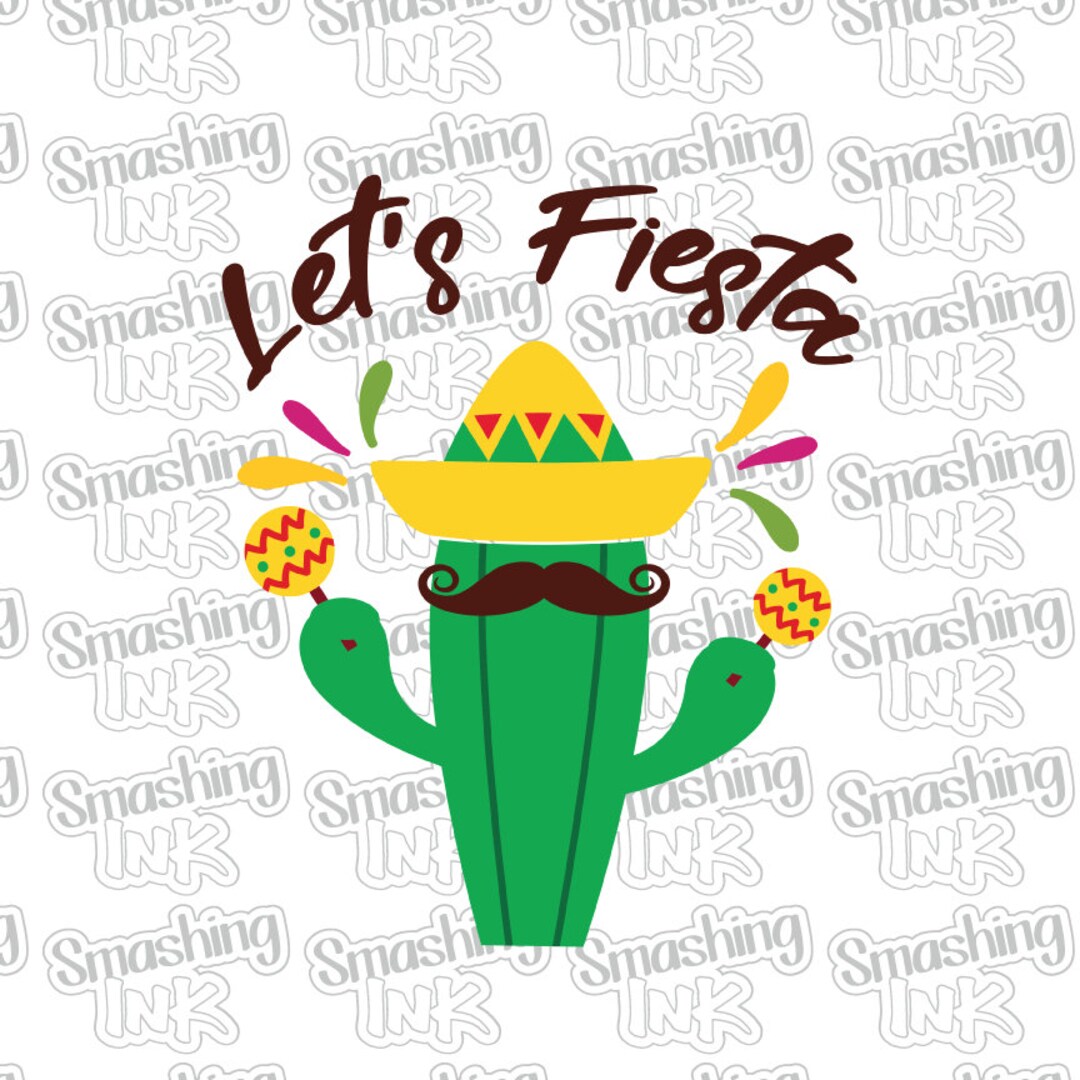 Let's Fiesta 2 Apparel Transfer Available in Heat Transfer, DTF direct ...
