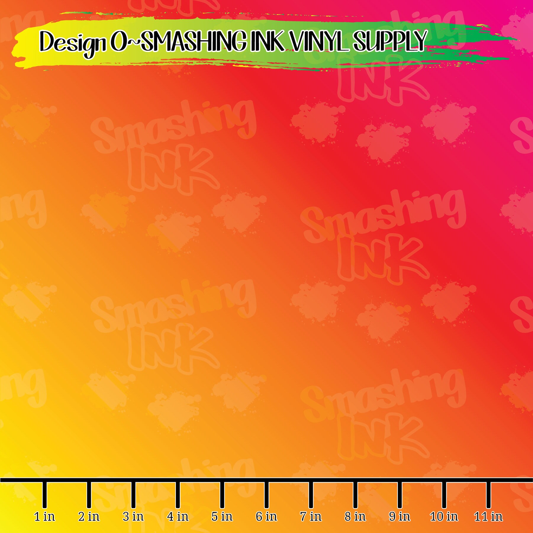 Pink-yellow Ombre Vinyl/printed Heat Transfer Vinyl/patterned Vinyl ...