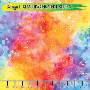 Colorful Splatter Adhesive Vinyl | Heat Transfer | Faux Leather | Laser ...