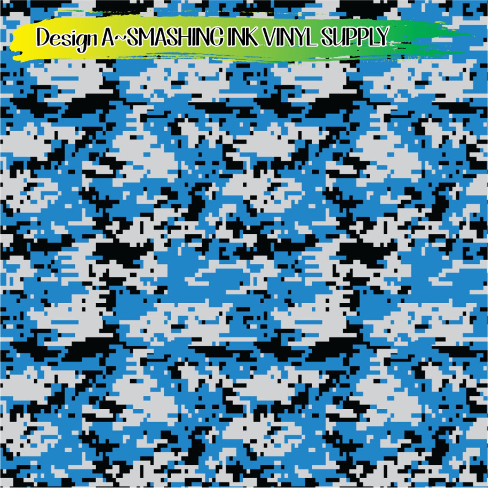 Black Grey Blue Pattern Vinyl/printed Heat Transfer - Etsy