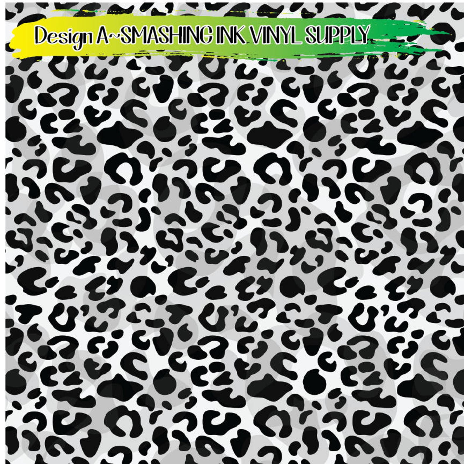 Cheetah Adhesive Vinyl | Heat Transfer | Faux Leather | Laser Safe ...