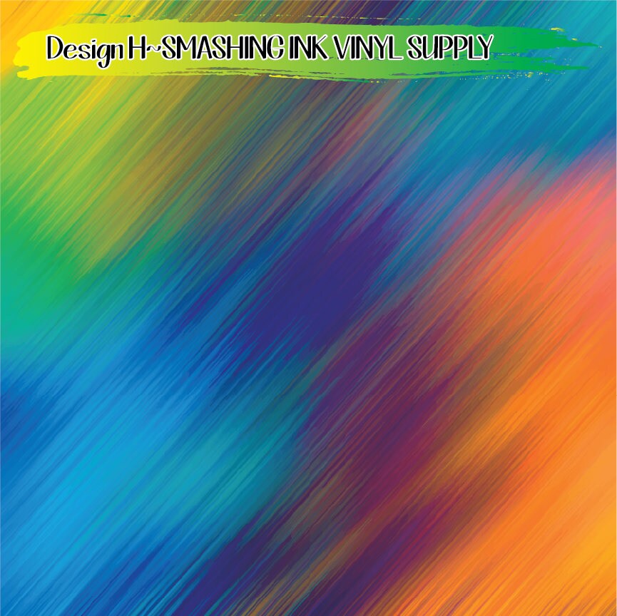 Colorful Lines Vinyl/printed Heat Transfer Vinyl/patterned Vinyl ...