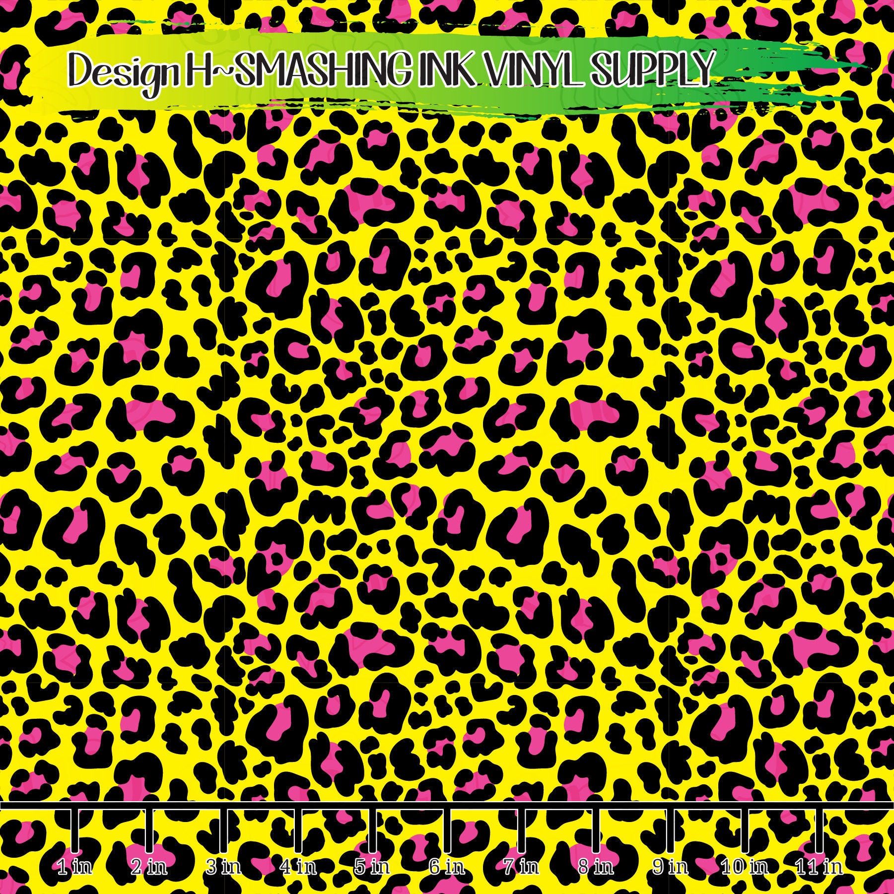 Colorful Cheetah Print Adhesive Vinyl | Heat Transfer | Faux Leather ...