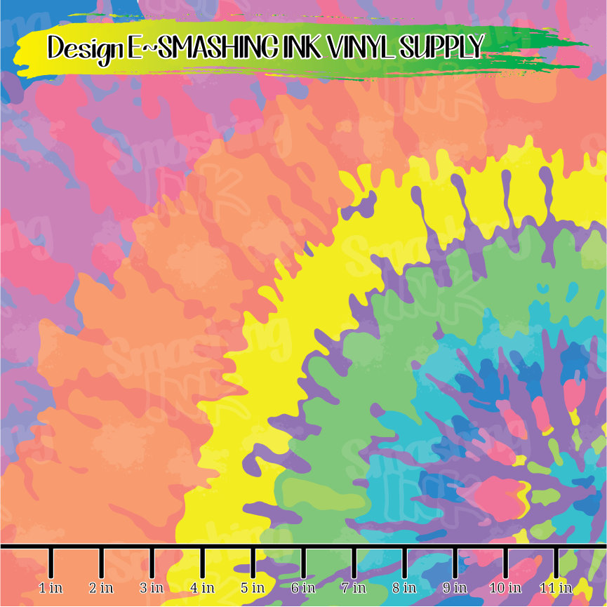 Pastel Tie Dye Vinyl/Printed Heat Transfer Vinyl/Patterned | Etsy