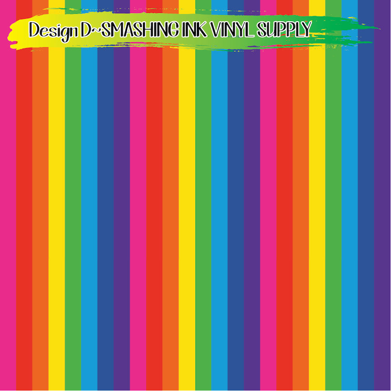 Rainbow Print Vinyl/printed Heat Transfer Vinyl/patterned | Etsy