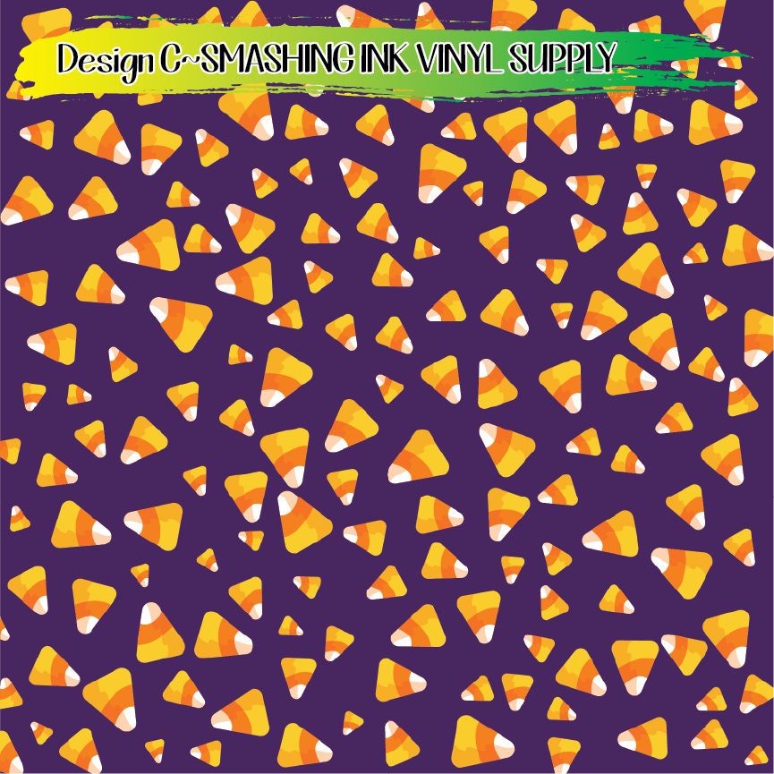 Halloween Candy Adhesive Vinyl | Heat Transfer | Faux Leather | Laser ...