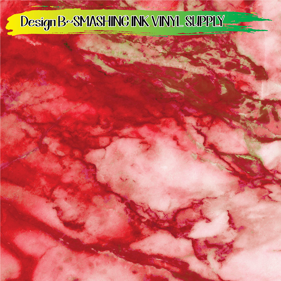 Red Marble Vinyl/printed Heat Transfer Vinyl/patterned - Etsy