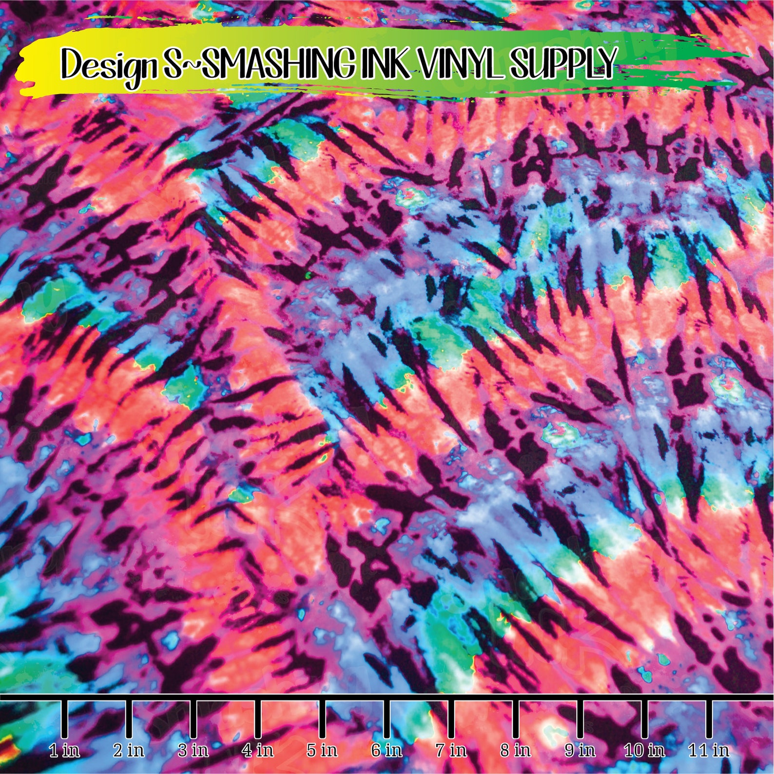 Tie Dye Vinyl/printed Heat Transfer Vinyl/patterned | Etsy