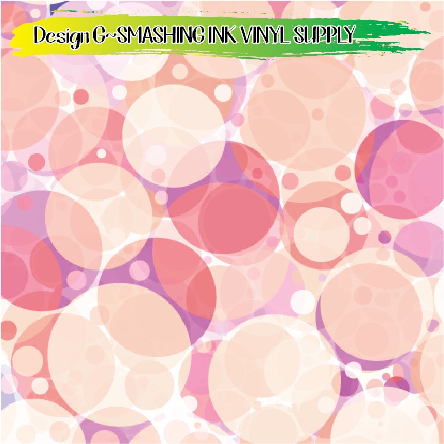 Abstract Bubbles Vinyl/printed Heat Transfer Vinyl/patterned Vinyl ...