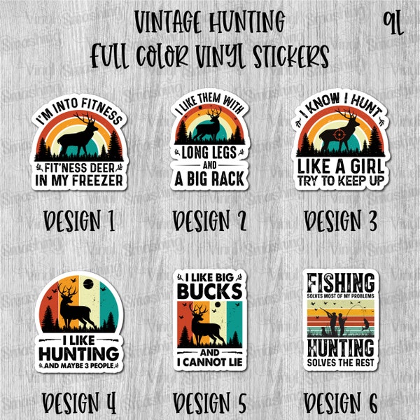 Hunting Sticker - Etsy