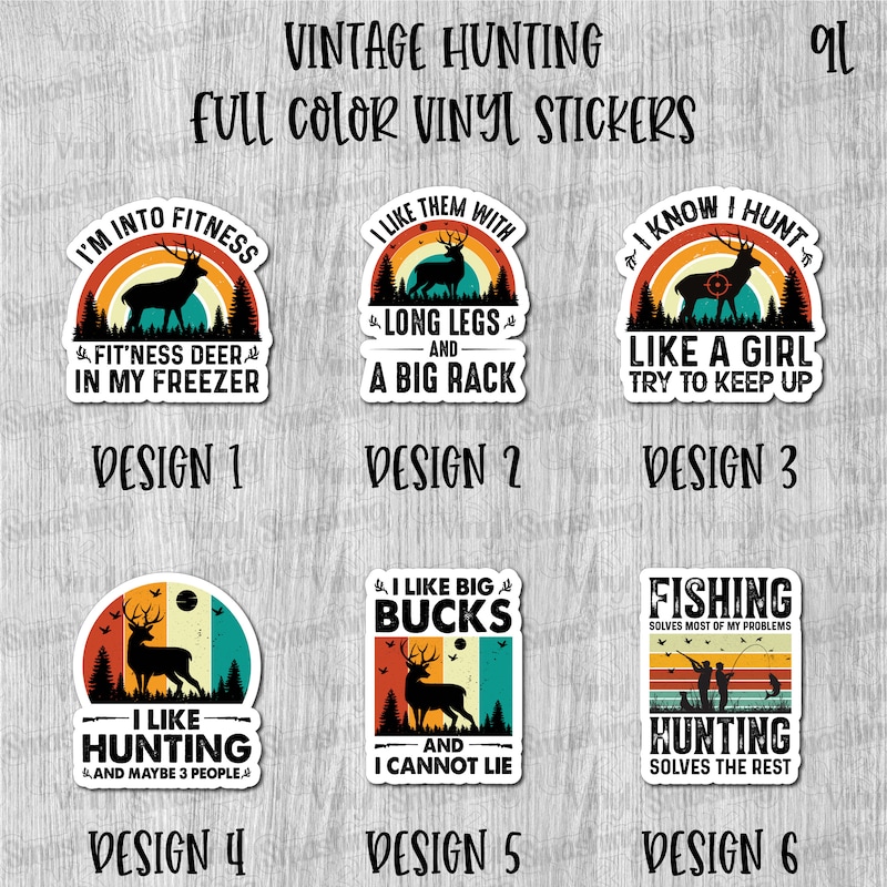 Hunting Sticker - Etsy