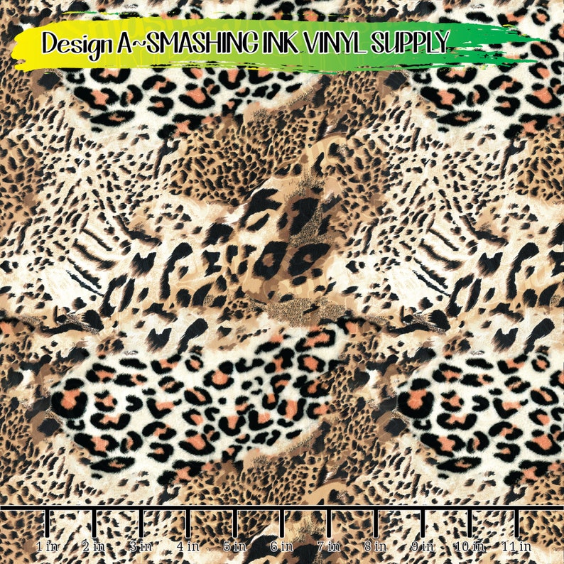 Animal Print Pattern Vinyl/printed Heat Transfer Vinyl/patterned Vinyl ...