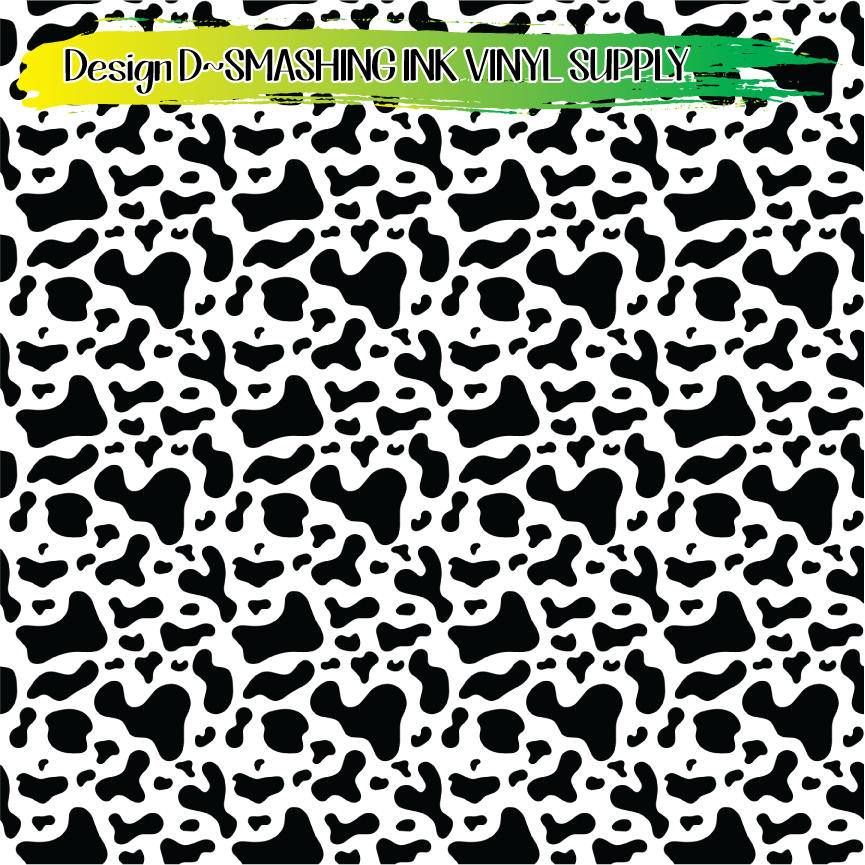 Cow Print Pattern Vinyl/printed Heat Transfer Vinyl/patterned - Etsy