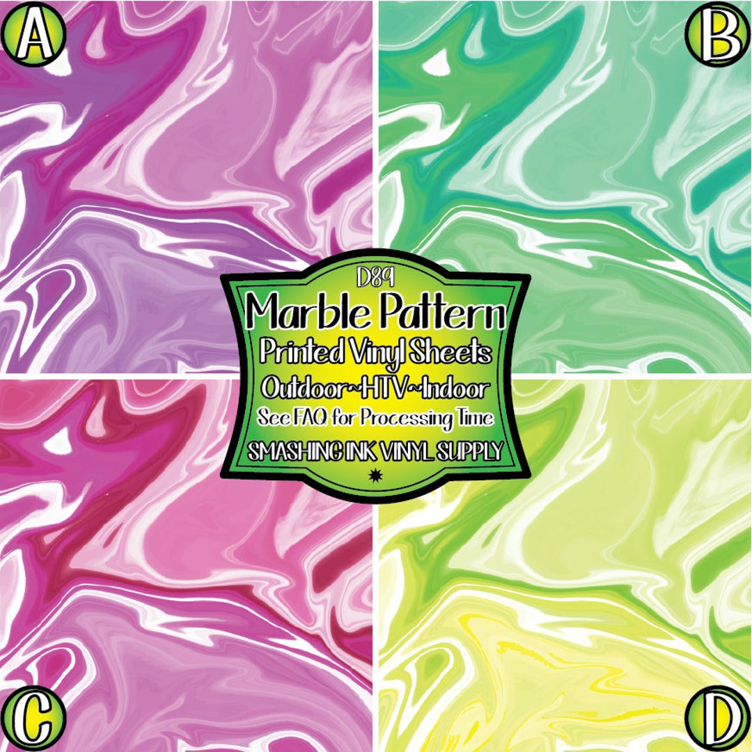 Marble Pattern Vinyl/printed Heat Transfer Vinyl/patterned Vinyl ...