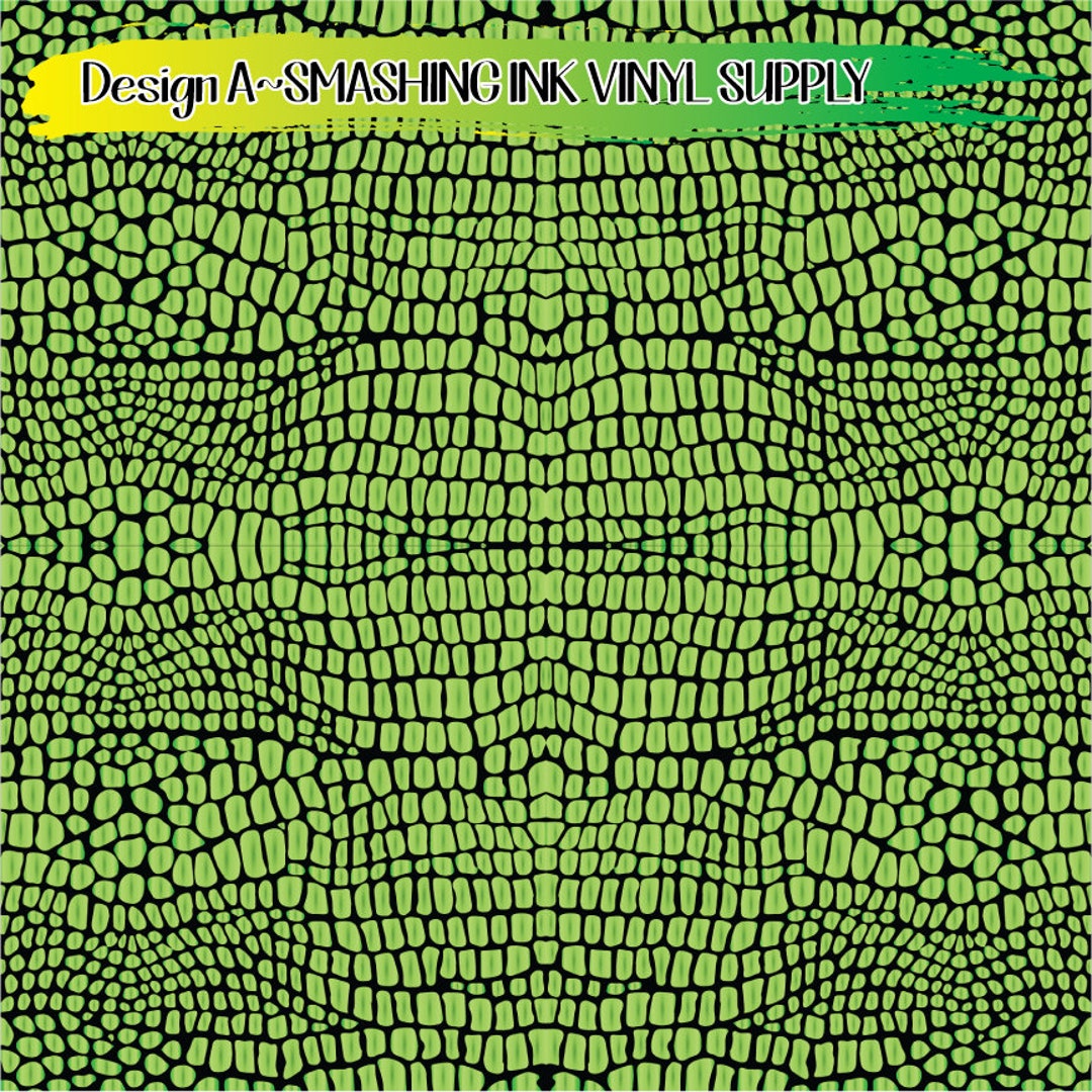Alligator/crocodile Skin Adhesive Vinyl | Heat Transfer | Faux Leather ...