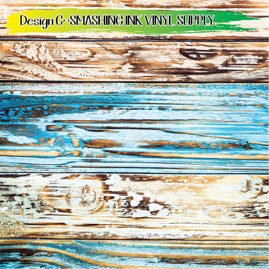 Blue Tinted Wood Adhesive Vinyl | Heat Transfer | Faux Leather | Laser ...