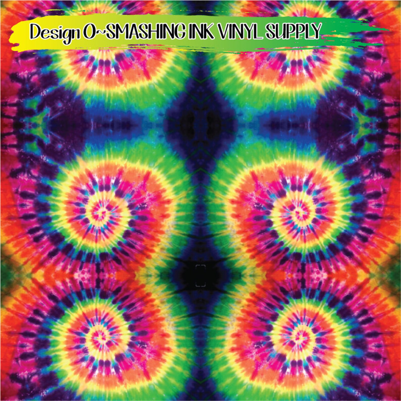 Rainbow Tie Dye Vinyl/Printed Heat Transfer Vinyl/Patterned | Etsy