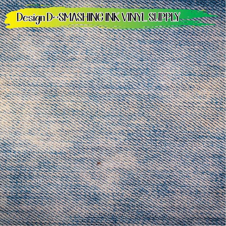 Blue Jean Denim Vinyl/printed Heat Transfer Vinyl/patterned Vinyl ...