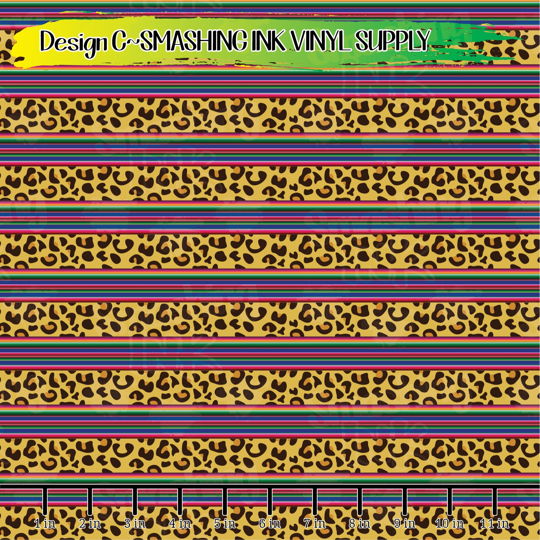 Serape Cheetah Vinyl/printed Heat Transfer Vinyl/patterned Vinyl ...