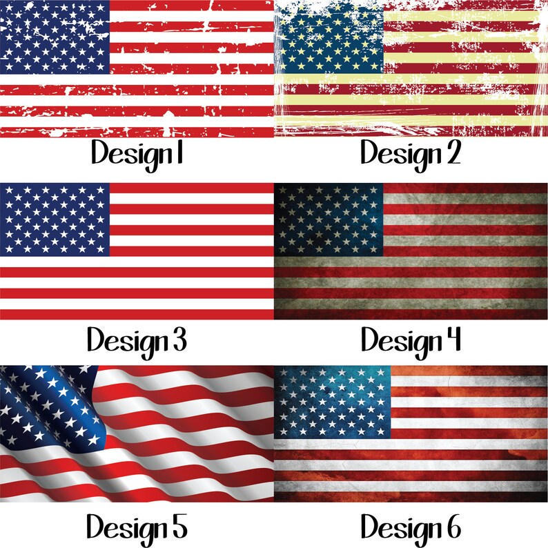 American Flag Heat Transfers/American Flag HTV/US Flag | Etsy