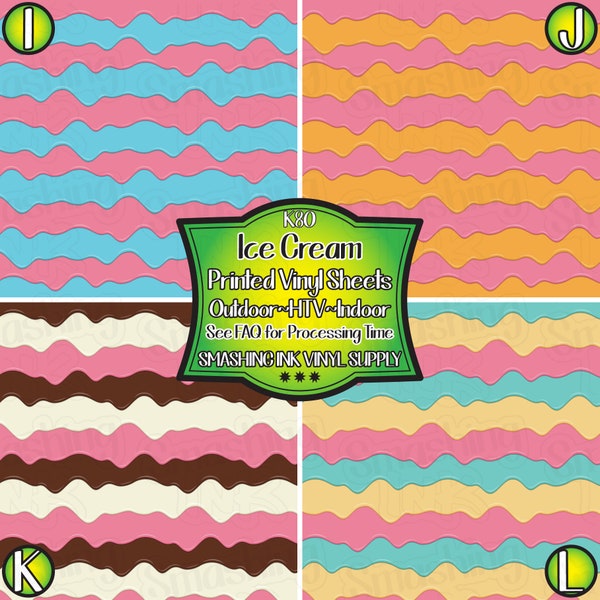 Ice Cream Drip Vinyl - Etsy