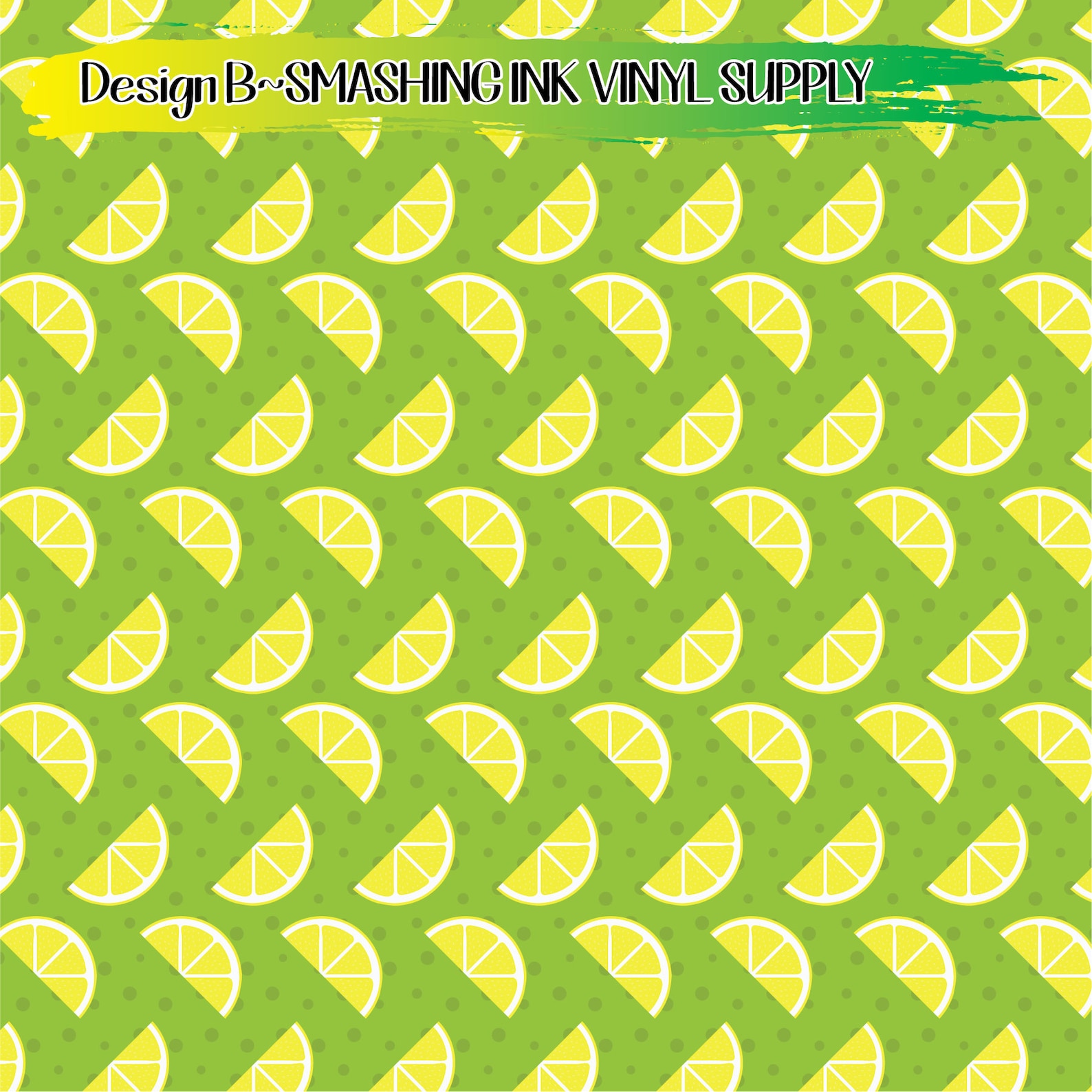 Lemon Patterns Adhesive Vinyl | Heat Transfer | Faux Leather | Laser ...