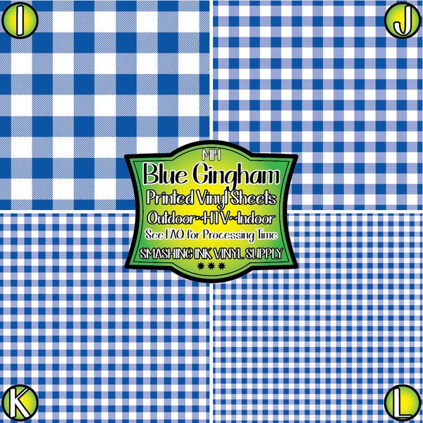 Blue Gingham - Etsy