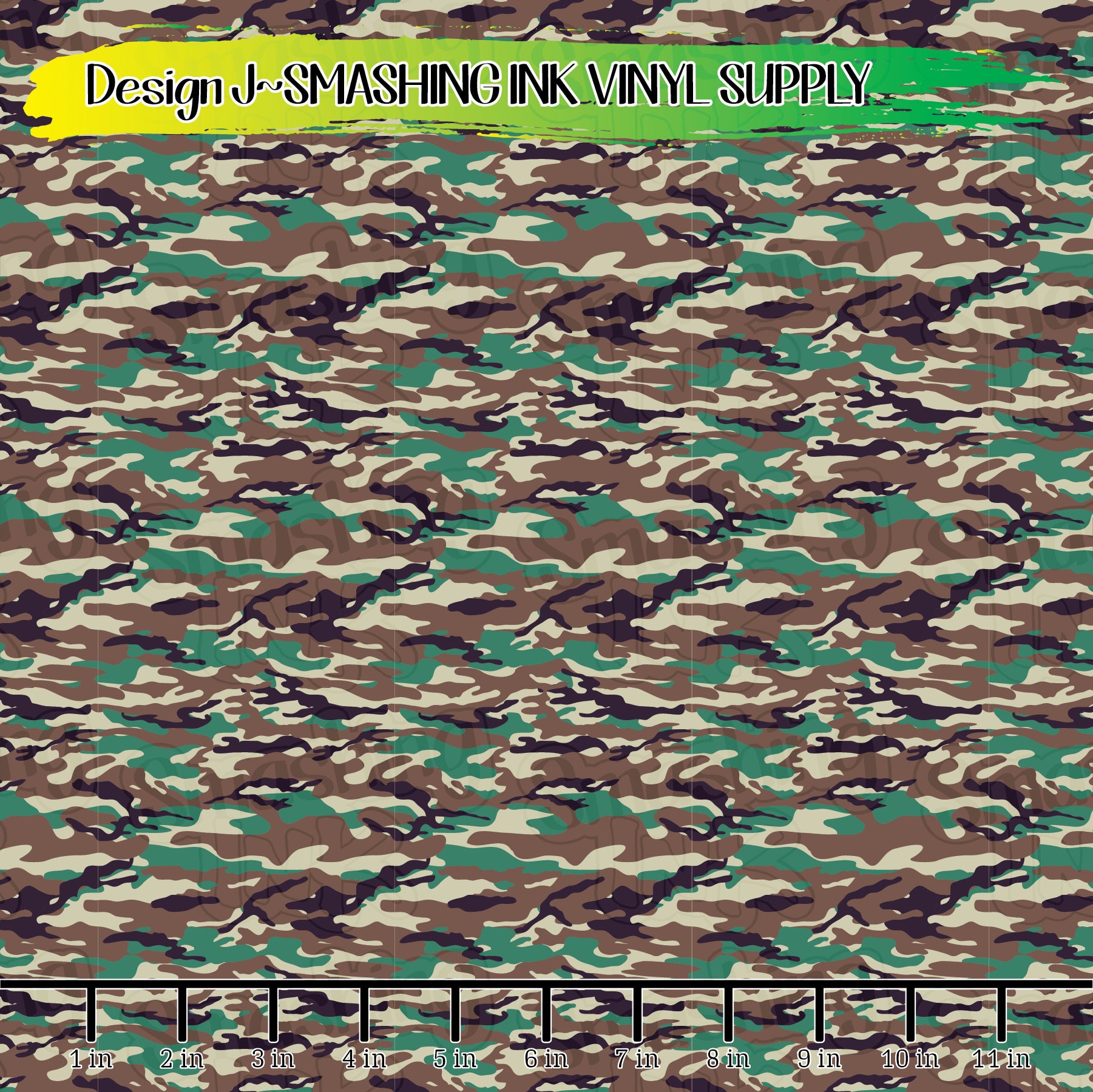 Military Camo Vinyl/Printed Heat Transfer Vinyl/Patterned | Etsy