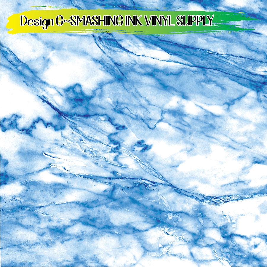 Light Blue Marble Vinyl/printed Heat Transfer Vinyl/patterned - Etsy