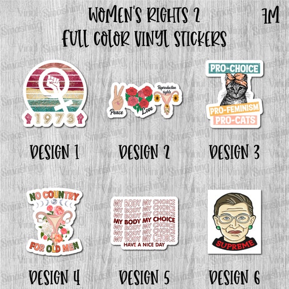Women's Rights 2 Full Color Sticker/printed Vinyl - Etsy