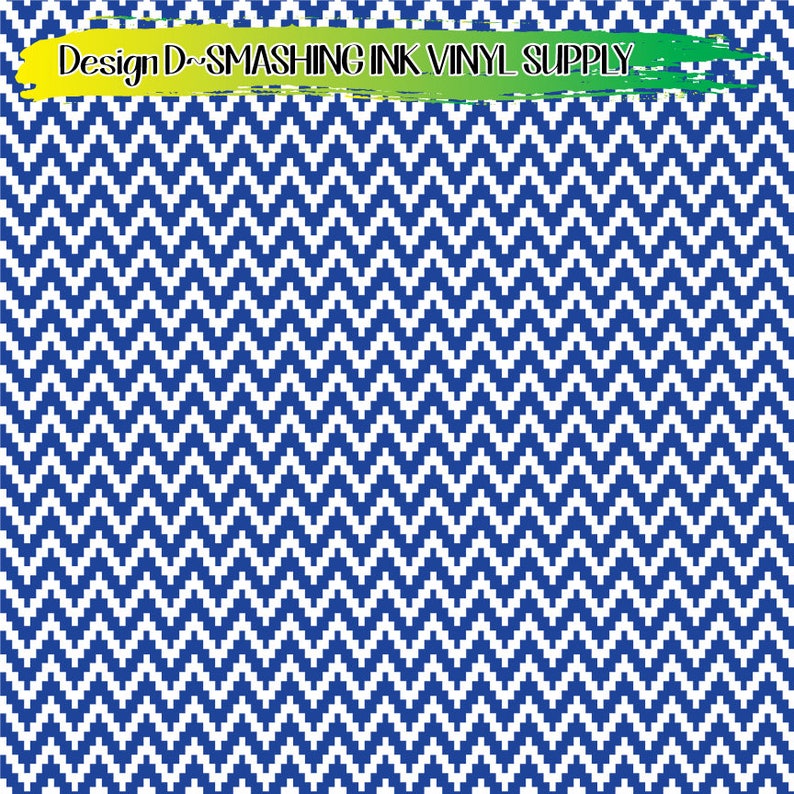 Blue White Pattern Vinyl/printed Heat Transfer Vinyl/patterned | Etsy