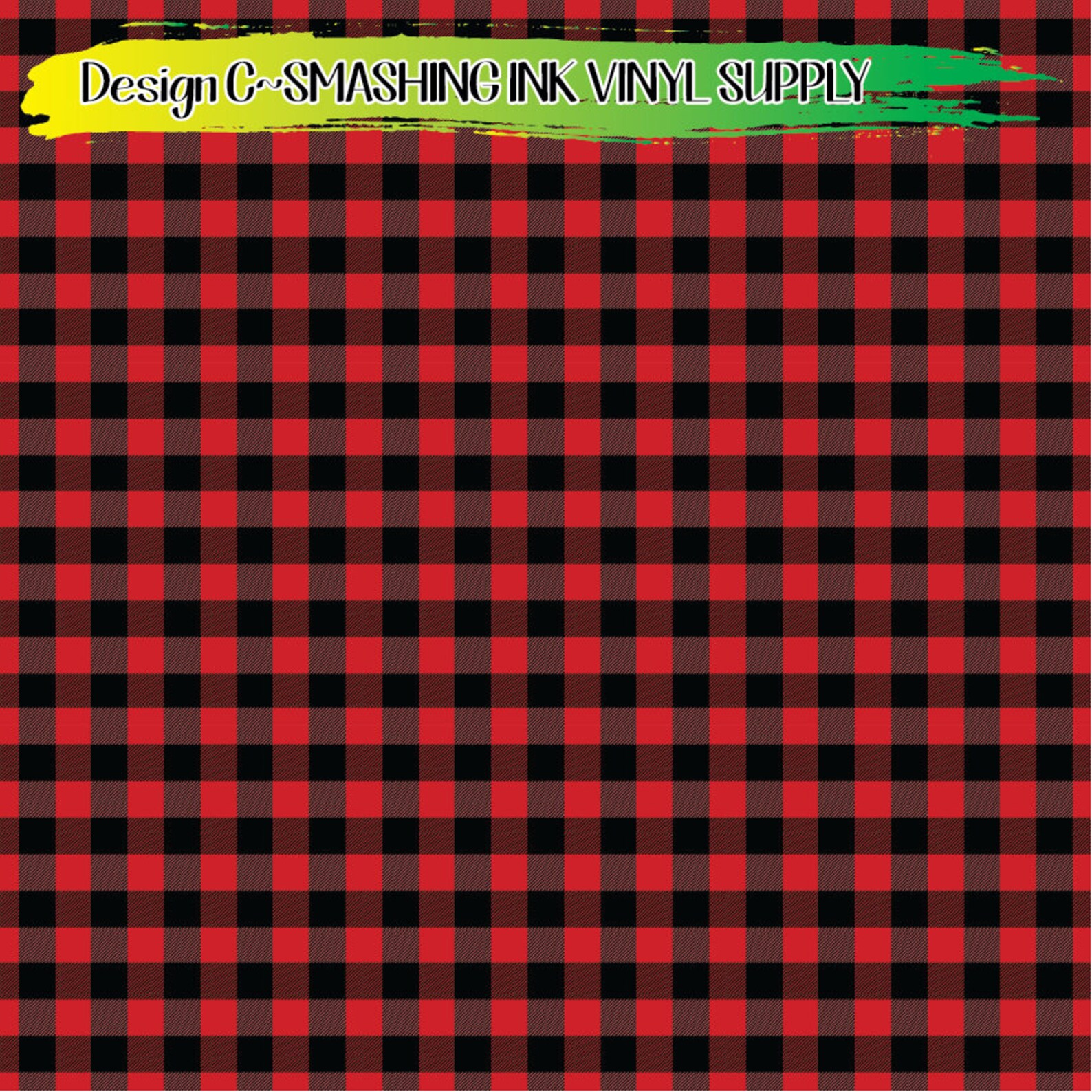 Red Buffalo Plaid Vinyl/printed Heat Transfer Vinyl/patterned - Etsy
