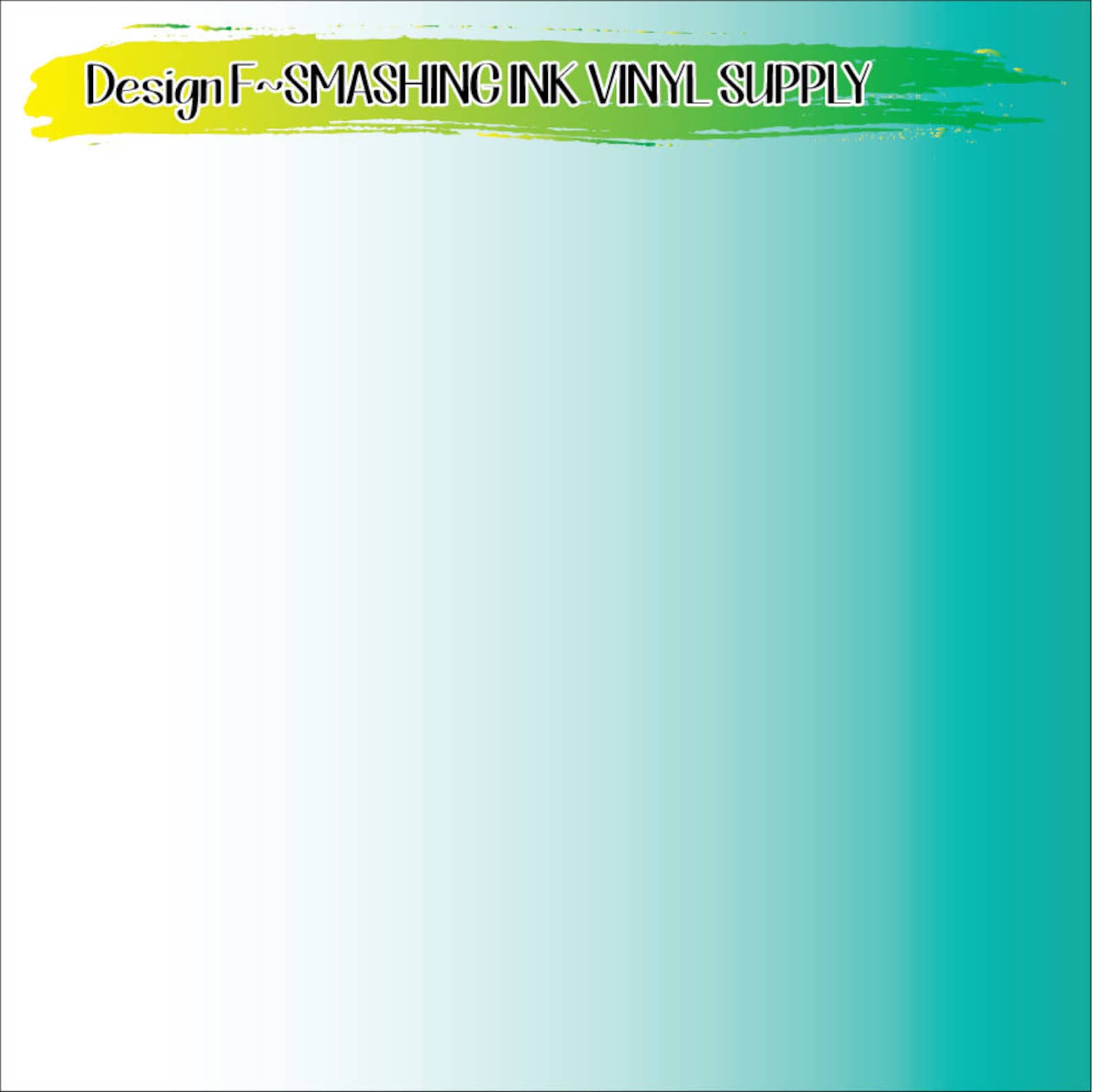 Teal Ombre Vinyl/printed Heat Transfer Vinyl/patterned Vinyl/printed ...