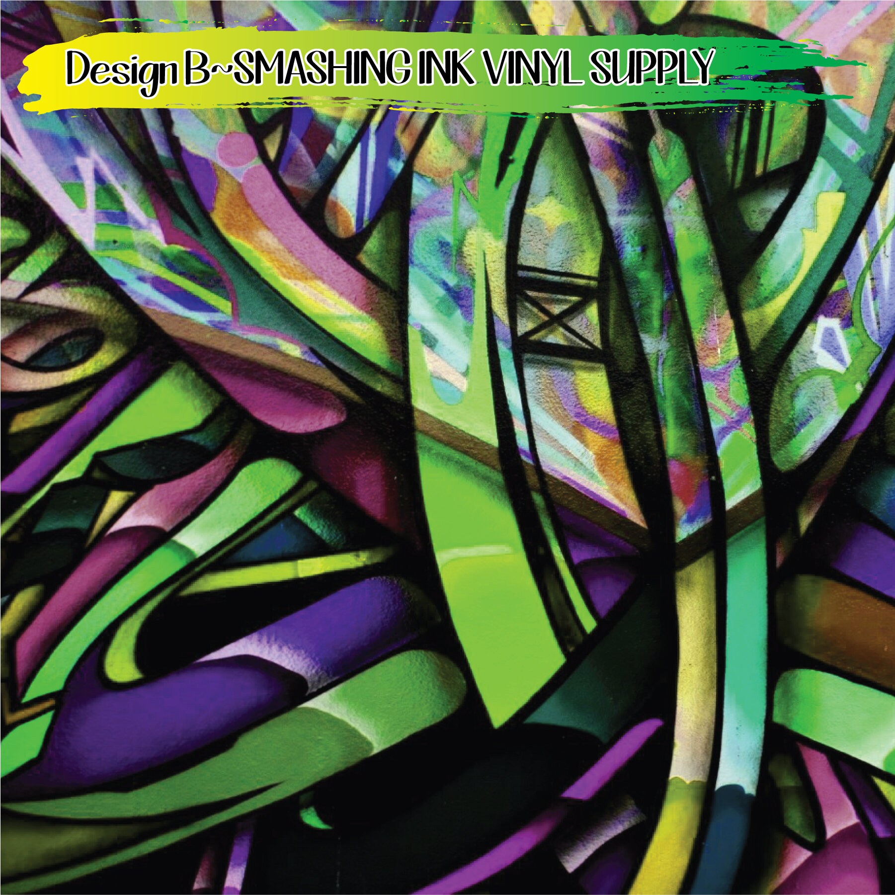 Graffiti Vinyl/Printed Heat Transfer Vinyl/Patterned | Etsy