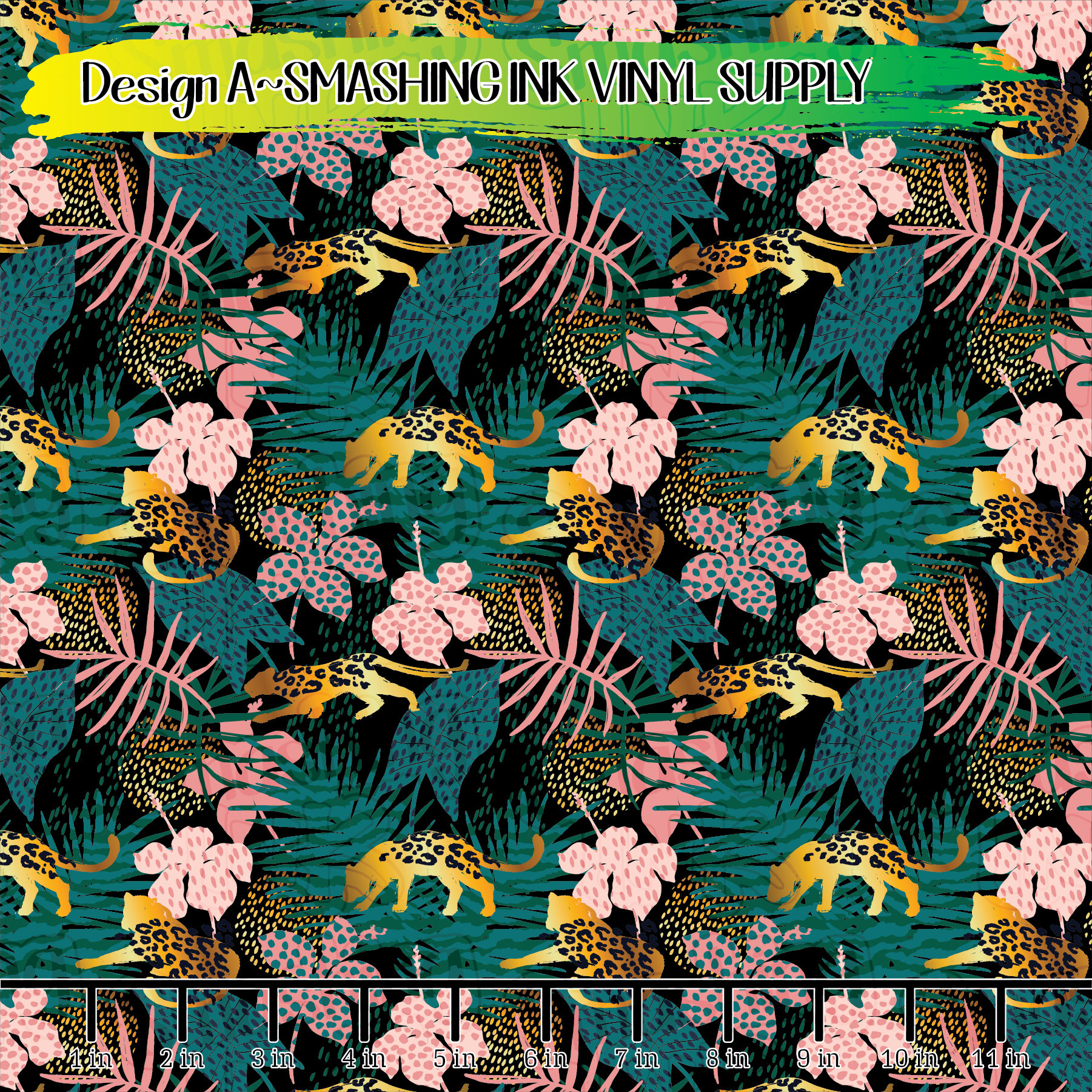 Tropical Animal Print Vinyl/printed Heat Transfer | Etsy