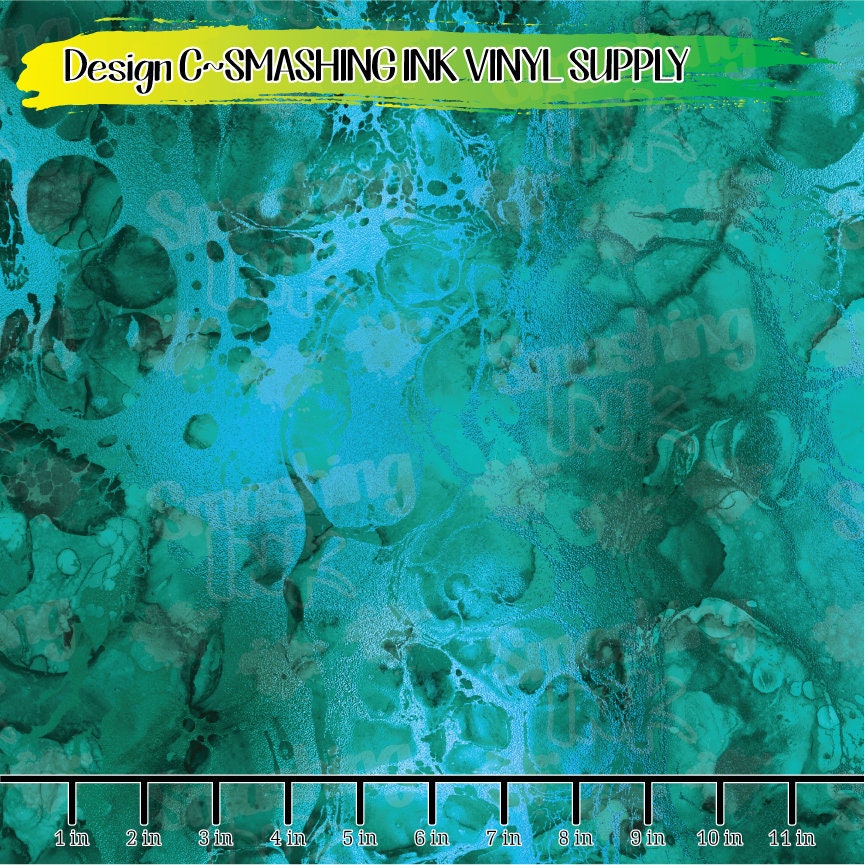 Ink Swirls Vinyl/printed Heat Transfer Vinyl/patterned - Etsy