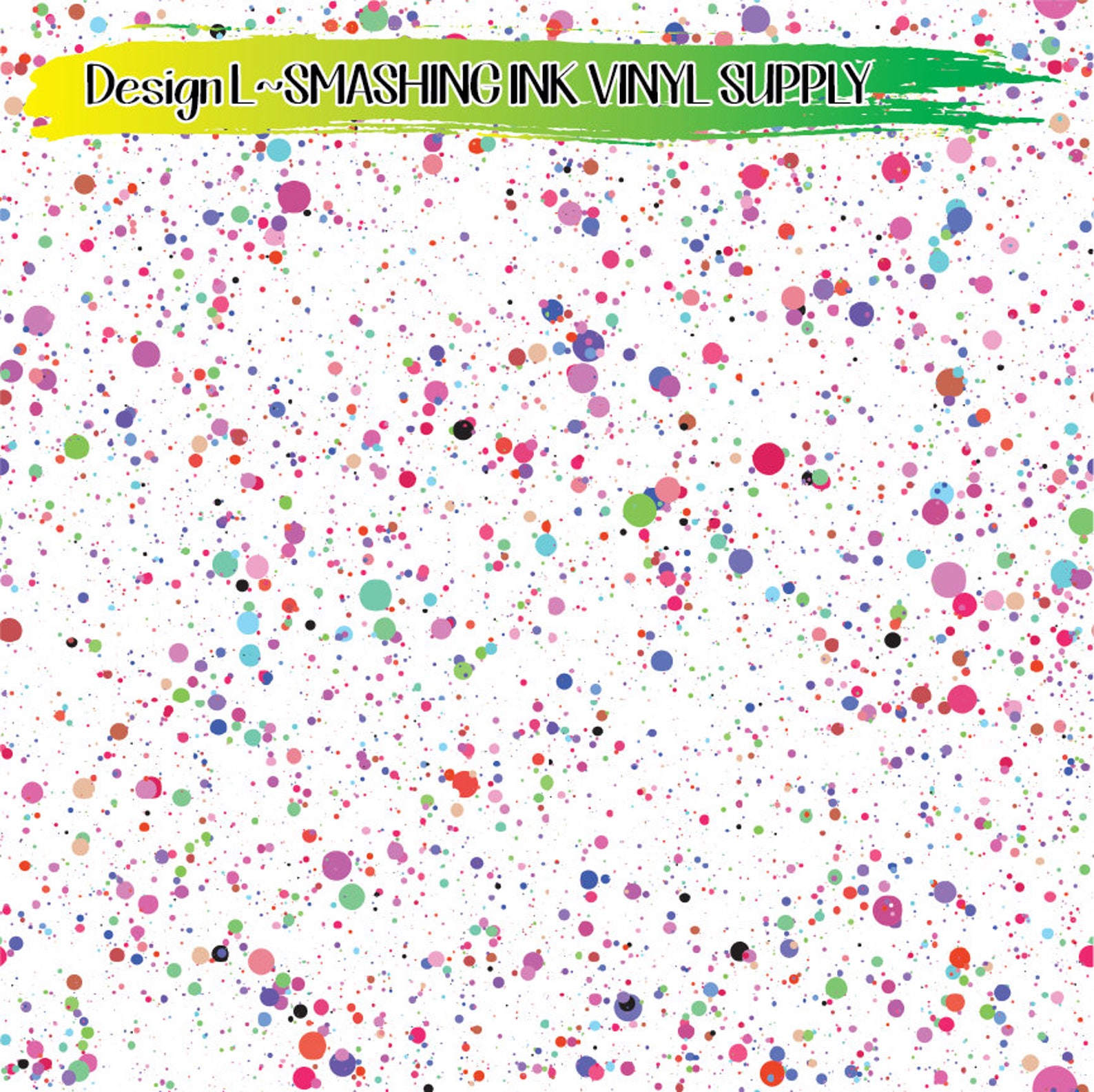 Paint Splatter Vinyl/printed Heat Transfer Vinyl/patterned | Etsy