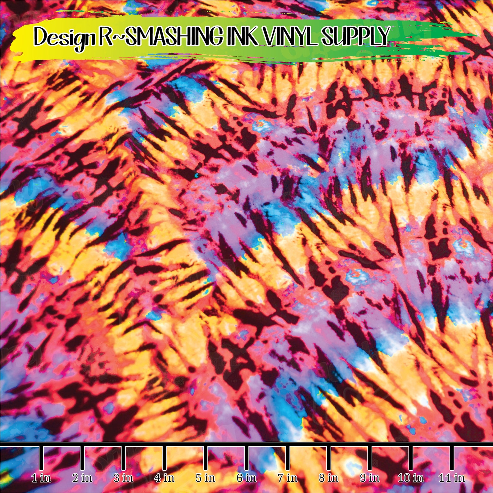 Tie Dye Vinyl/printed Heat Transfer Vinyl/patterned | Etsy