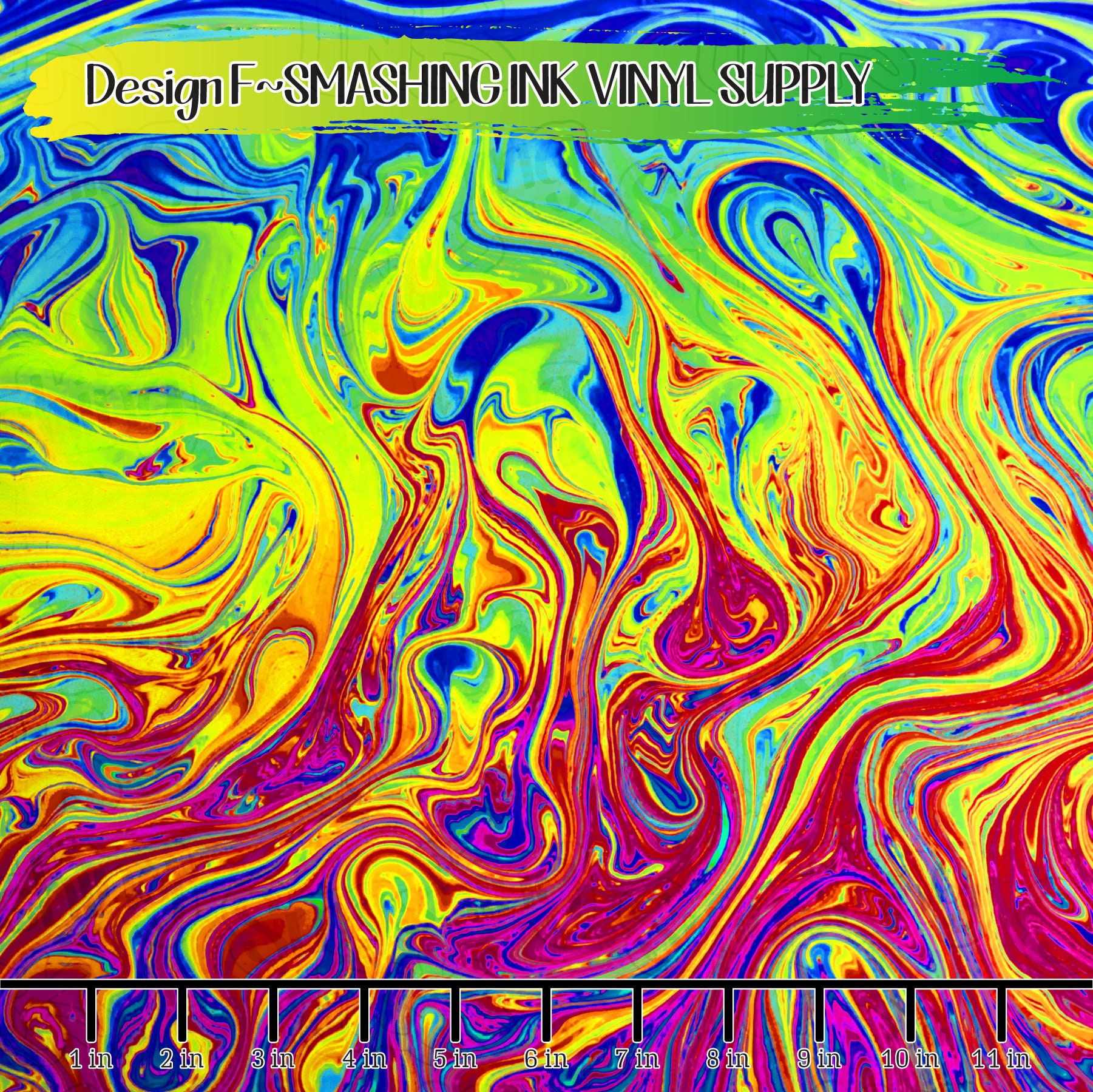 Colorful Swirls Vinyl/printed Heat Transfer Vinyl/patterned - Etsy