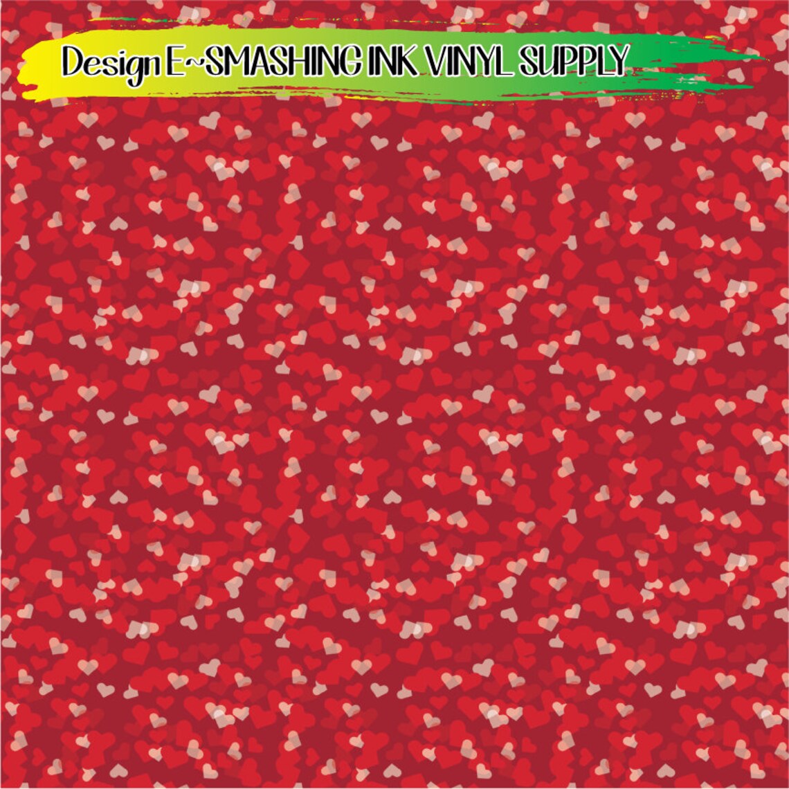 Heart Confetti Vinyl/printed Heat Transfer Vinyl/patterned - Etsy