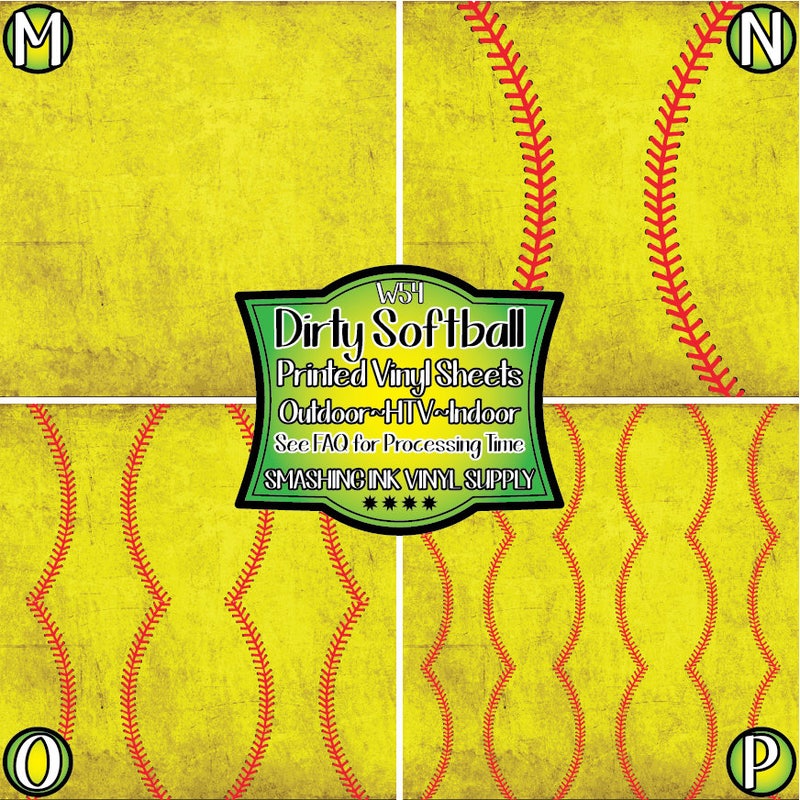 Softball Vinyl - Etsy