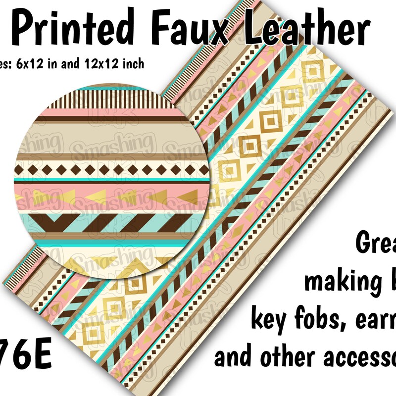 Faux Leather Aztec Tribal - Etsy
