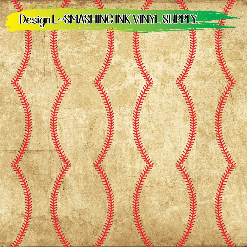 Dirty Baseball Vinyl/printed Heat Transfer Vinyl/patterned | Etsy