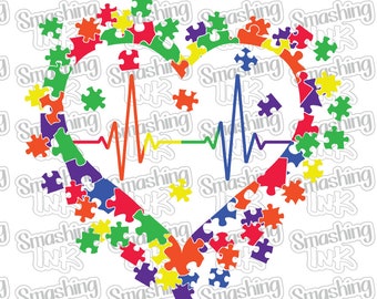 Iron Heart Puzzle - Etsy