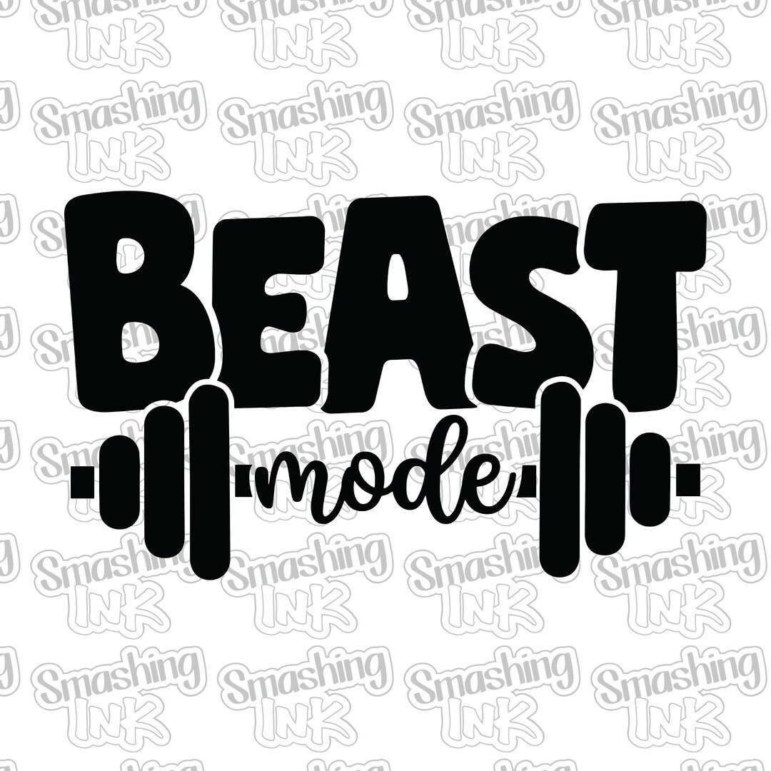 Beast Mode Apparel Transfer Available in Heat Transfer, DTF direct to ...