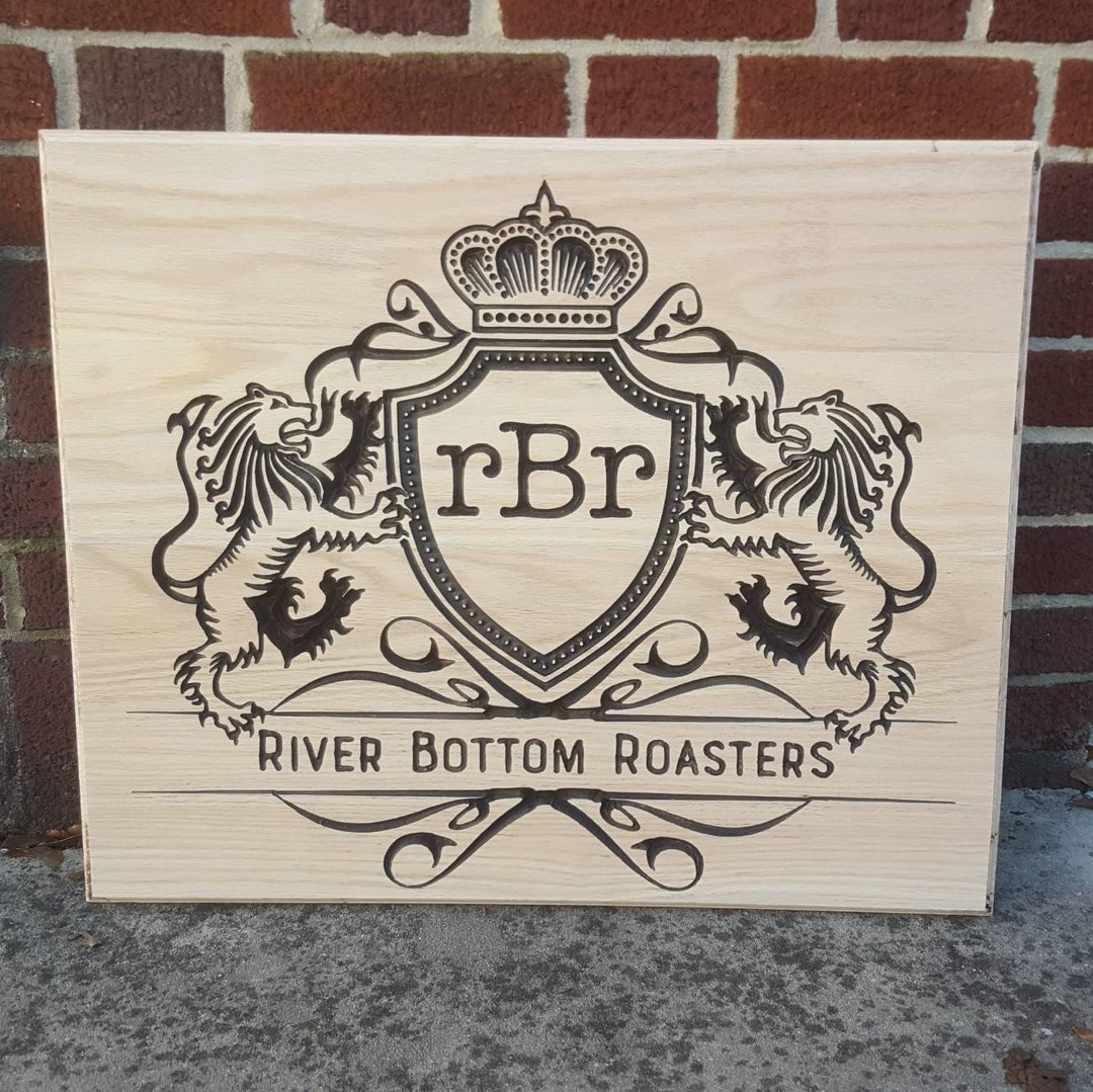 Custom Routed Wood Sign Oak 20" X 25" Home Business Farm Routed Sign ...