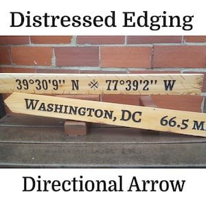 Directional Arrow Sign Post Destination Geo Geographical Latitude ...